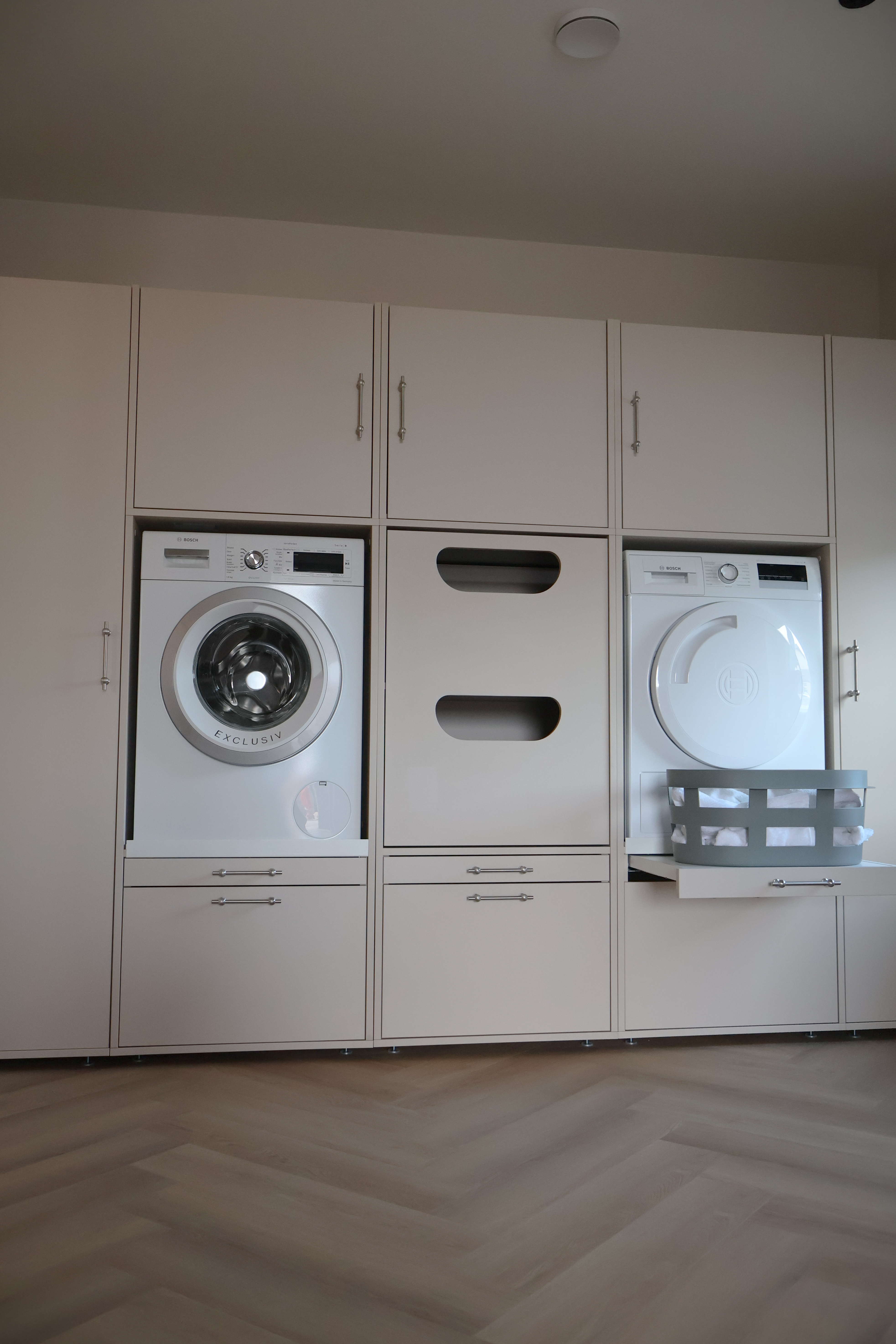 How Tall Should The Cabinet For The Washing Machine or Dryer Be?