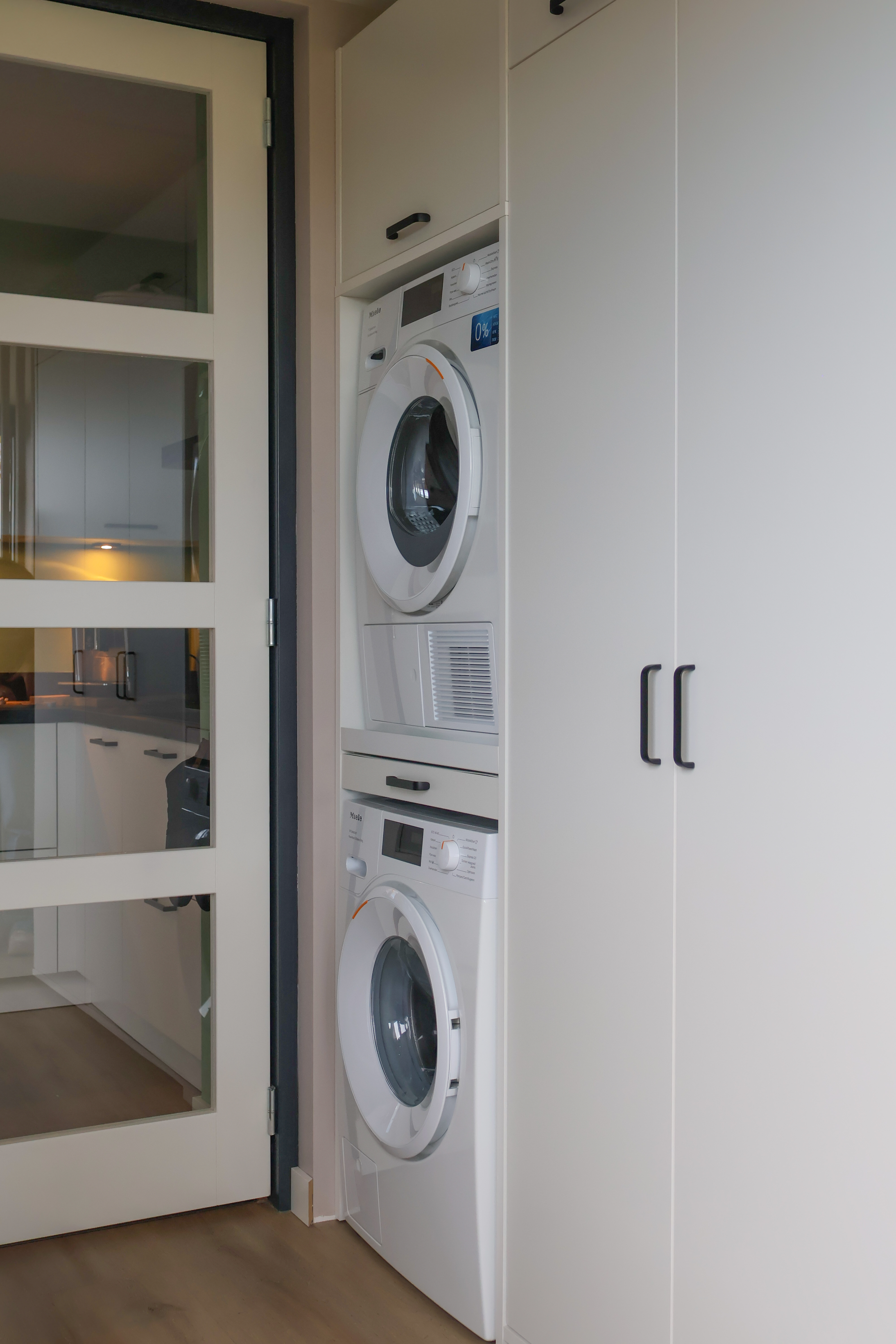 Washing machine & tumble dryer housing unit |Laundry cabinet