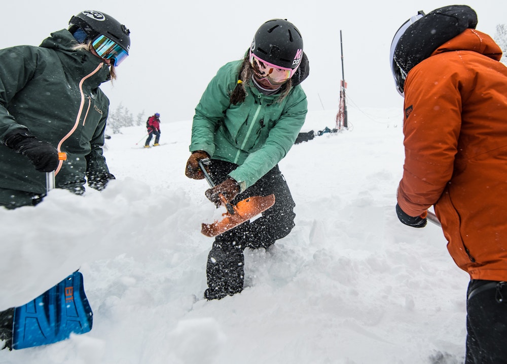 Passing the Crown of Corbet's - Jackson Hole Mountain Resort