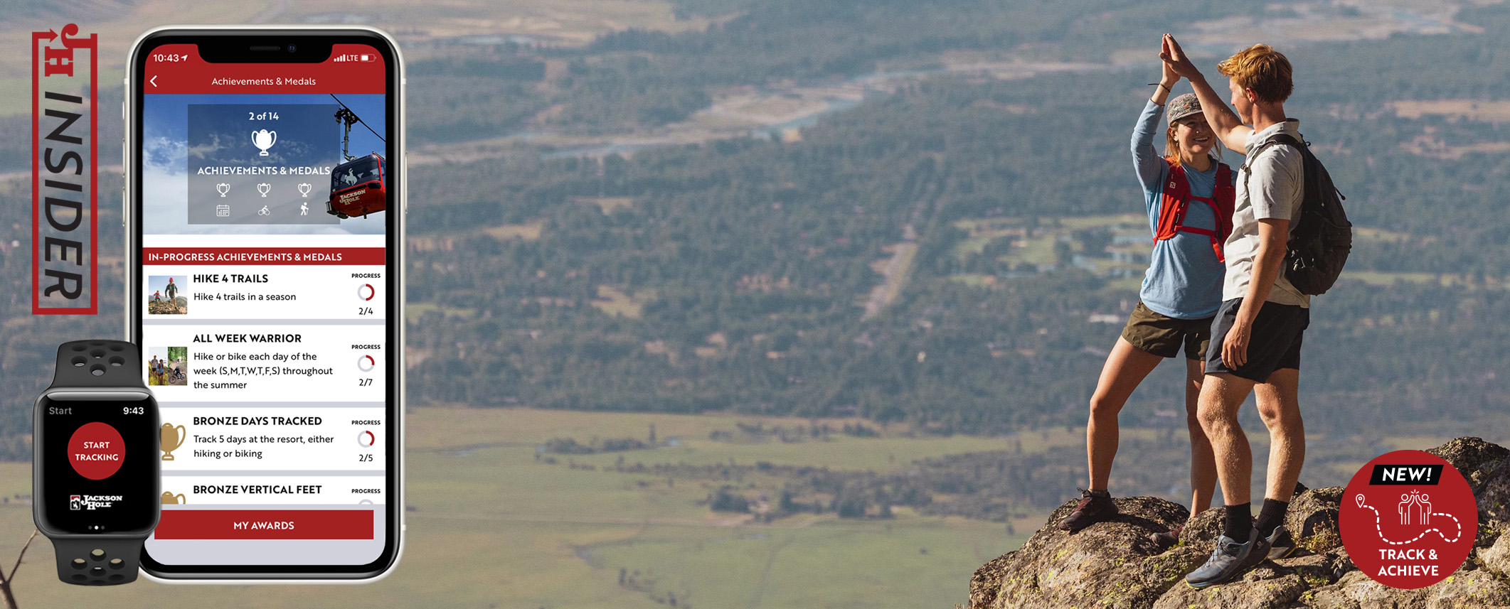 Achievements & Medals on the JH Insider App - Jackson Hole Mountain Resort