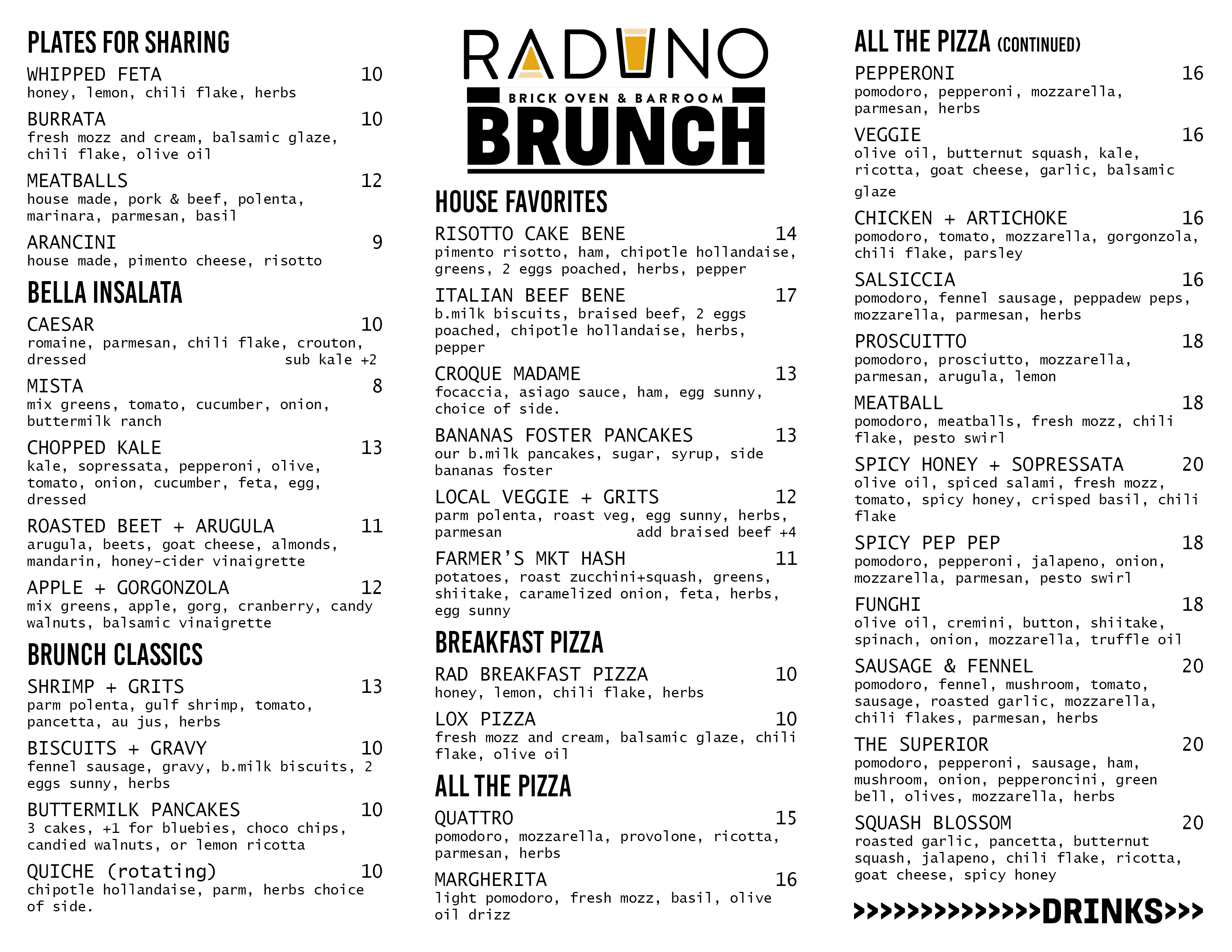 Raduno Brick Oven and Barroom