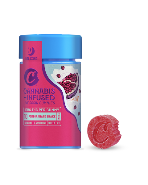 Cookies - Pomegranate Shake - THC - Edible - Live Rosin Infused Gummies ...