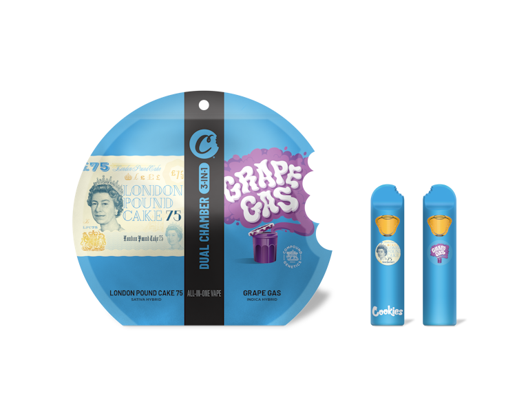 Cookies - London Pound Cake 75 / Grape Gas - THC - Vape - Canna Terp ...