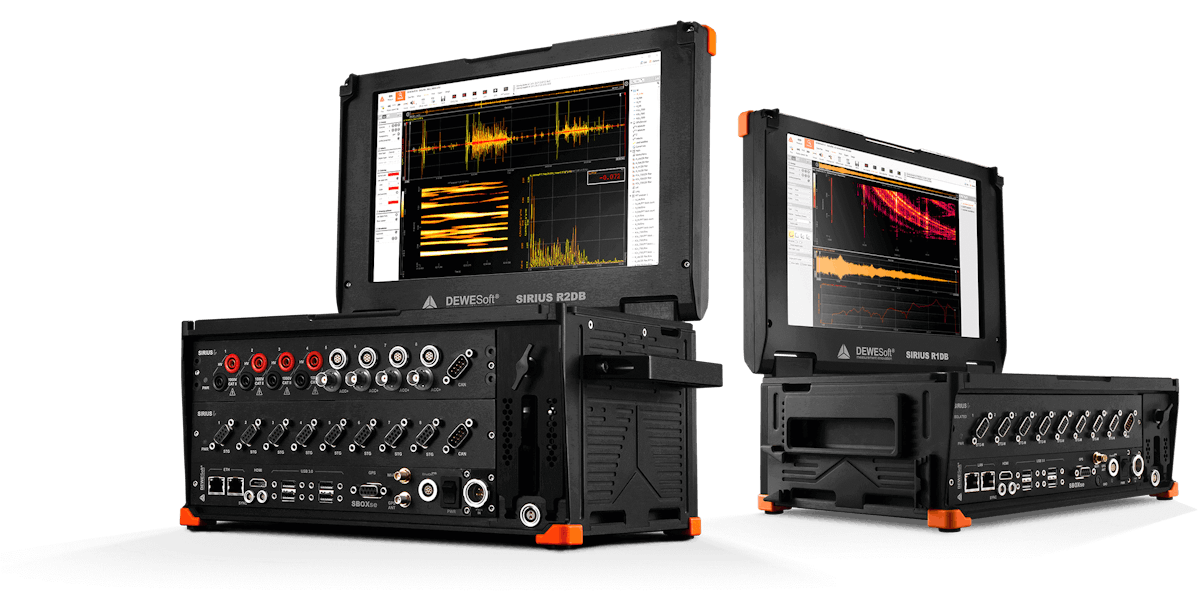 SIRIUS® R1DB/R2DB | Portable DAQ Systems | Dewesoft