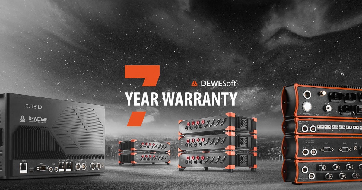 Najsodobnejši sistemi za zbiranje podatkov | Dewesoft