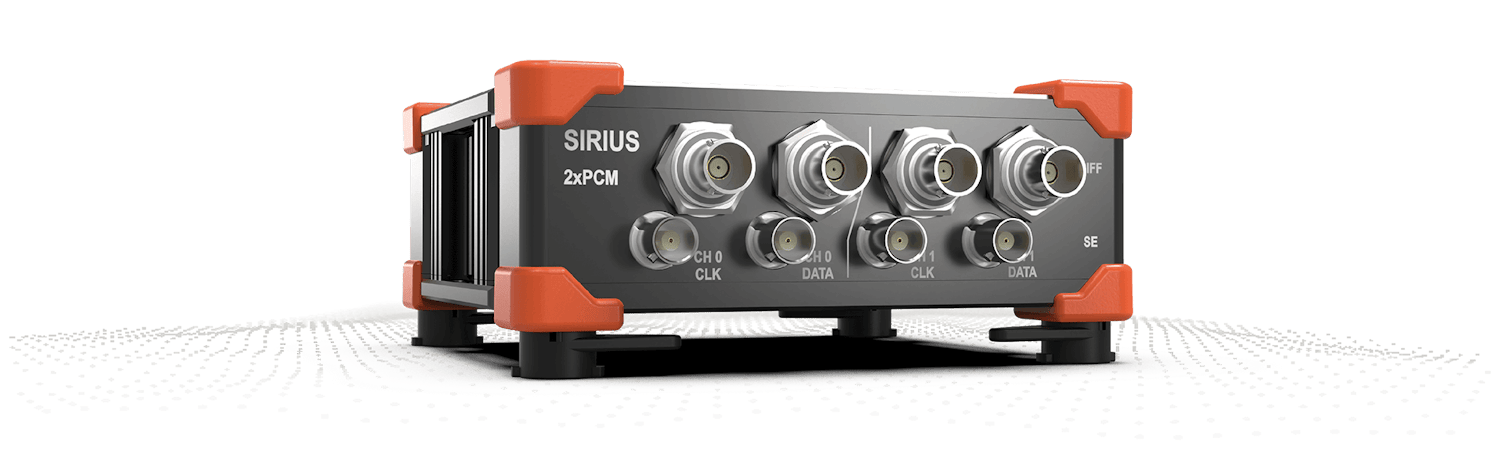 SIRIUS® 2xPCM | PCM Frame Sync/Decomm, PCM Encoder