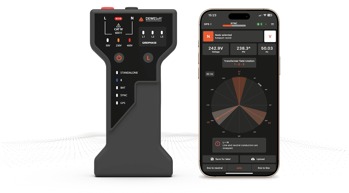Фазовая идентификация | Dewesoft