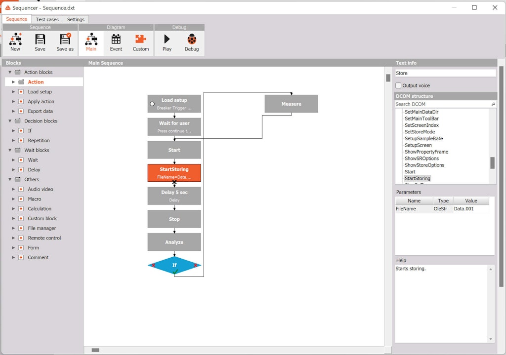 Automating Testing with the DewesoftX Sequencer | Dewesoft
