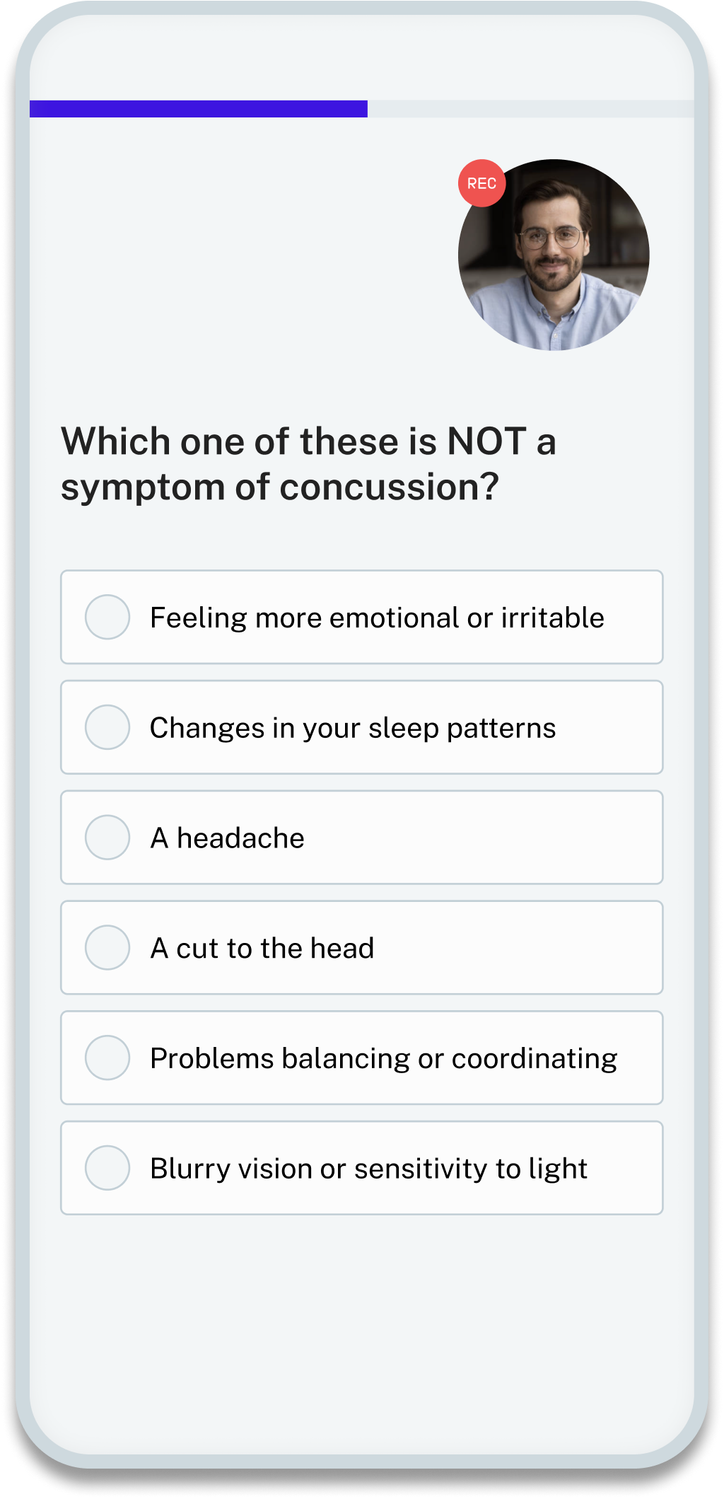 Quality-assured concussion training