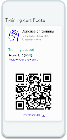 Quality assured Concussion Training Quality assured Concussion Training
