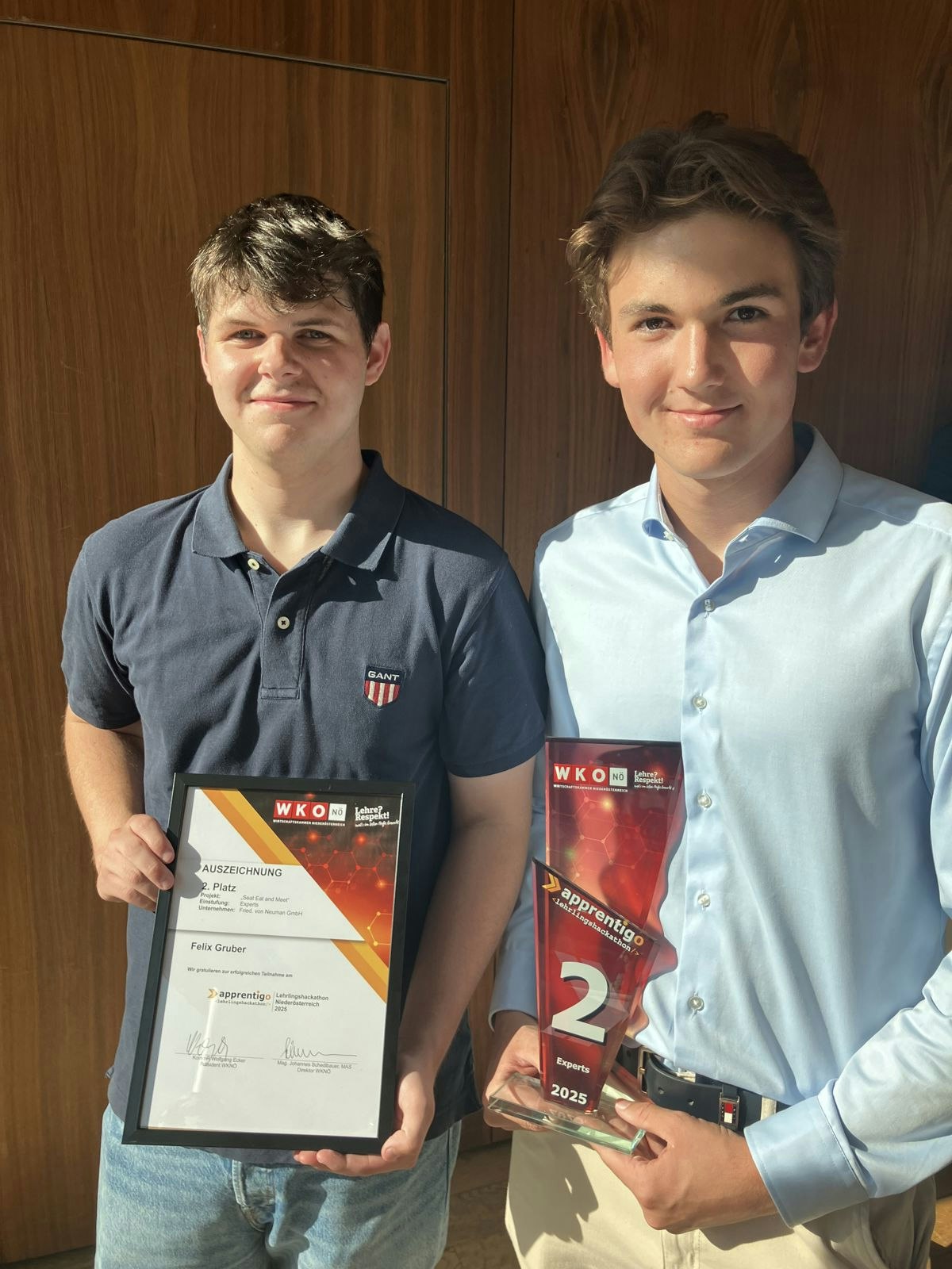 Unsere Lehrlinge beim Lehrlingshackathon - Neuman Aluminium