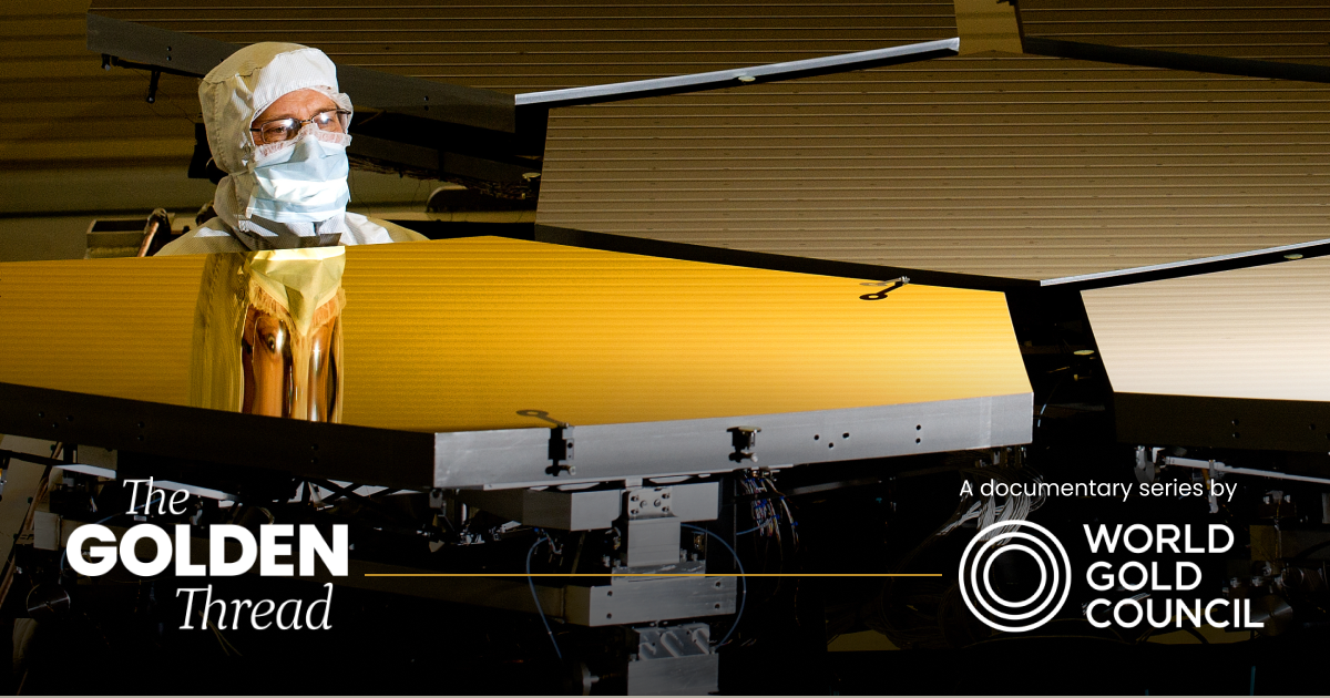 The golden James Webb Space Telescope