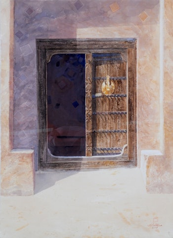 Untitled, 2003, by Artist: Abdul Qader Al Rais