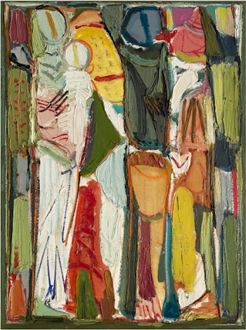 Les Gitans, 1987, by Artist: Paul Guiragossian
