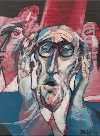 Untitled (Sabri El Moudalal), 2004, by Artist: Saad Yagan