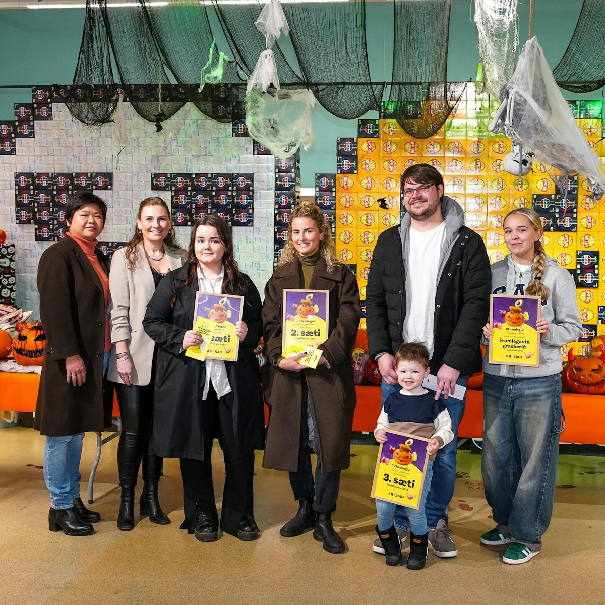 Skelfilegasta grasker landsins valið!