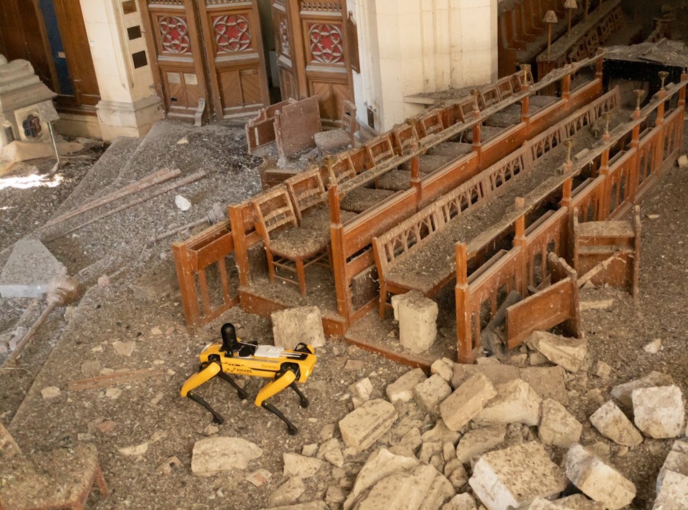 ‘Spot’ the remote-controlled robot dog deployed into Christ Church ...