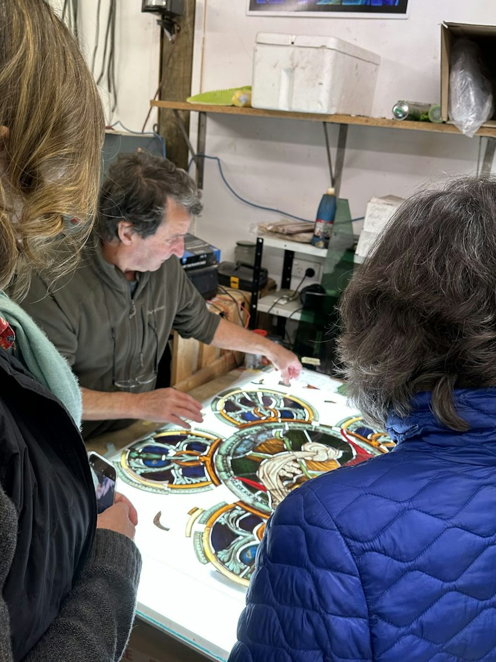 CCRL Team visit to Stewart Glass