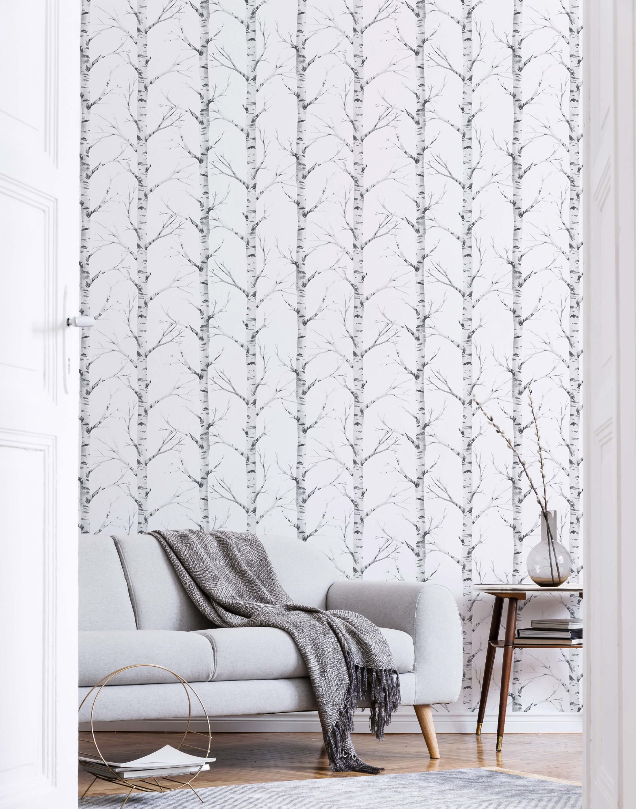 Birch Tree Wallpaper | Silver Birch Design | Bobbi Beck | Bobbi Beck
