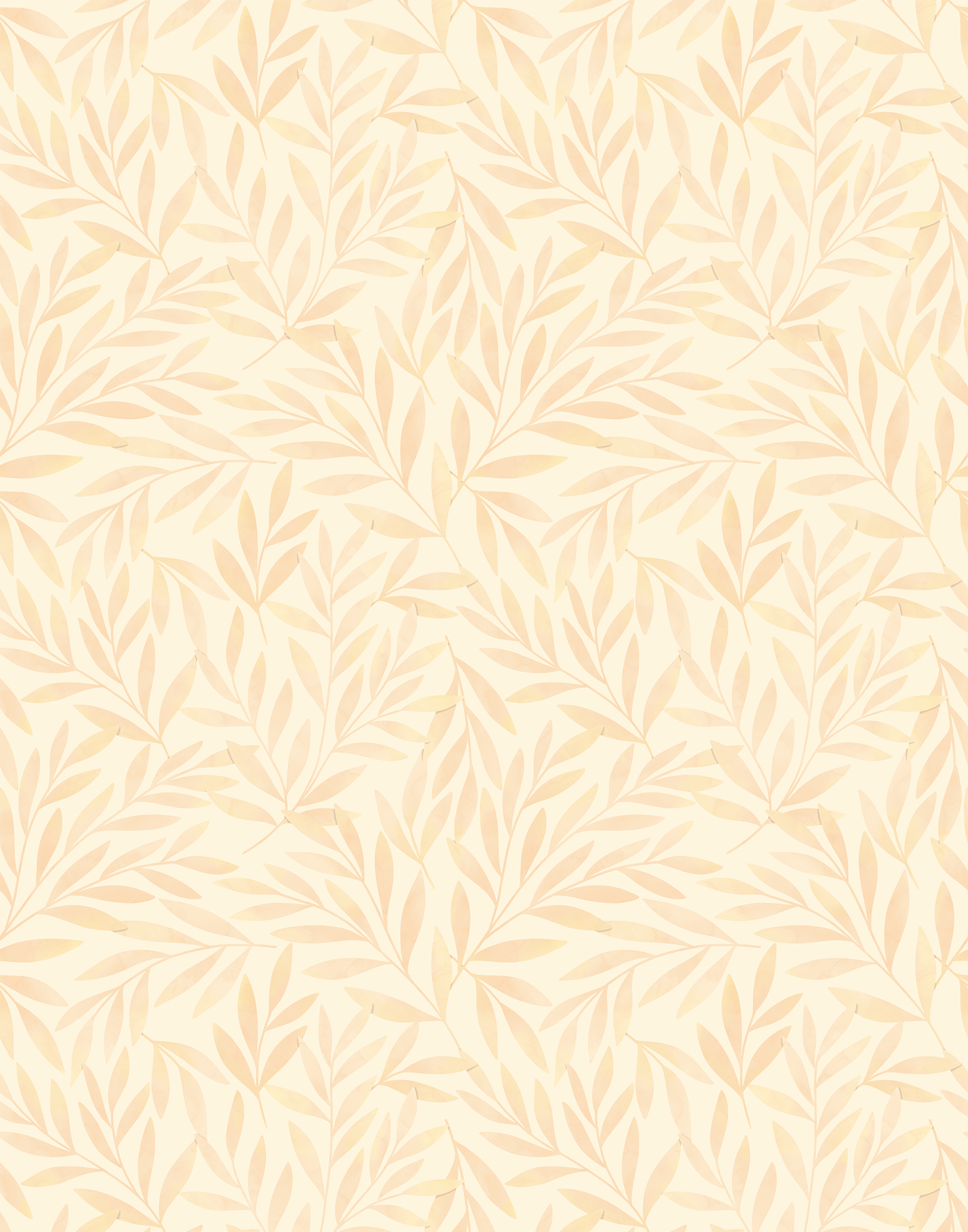 Olive Leaf Wallpaper | Tropical Olive Branches | Bobbi Beck | Bobbi Beck