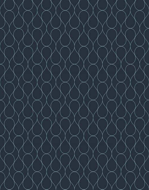 Teardrop Line Wallpaper | Drip Effect | Bobbi Beck | Bobbi Beck