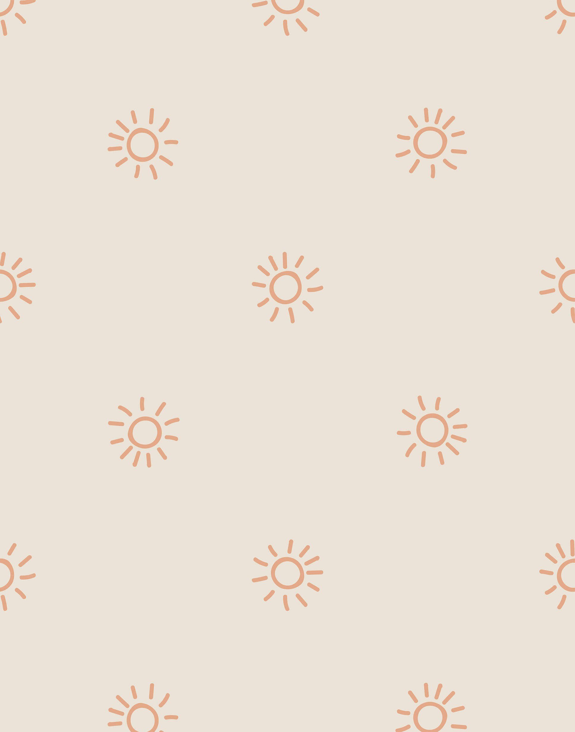 Children's Sun Wallpaper | Bobbi Beck | Bobbi Beck