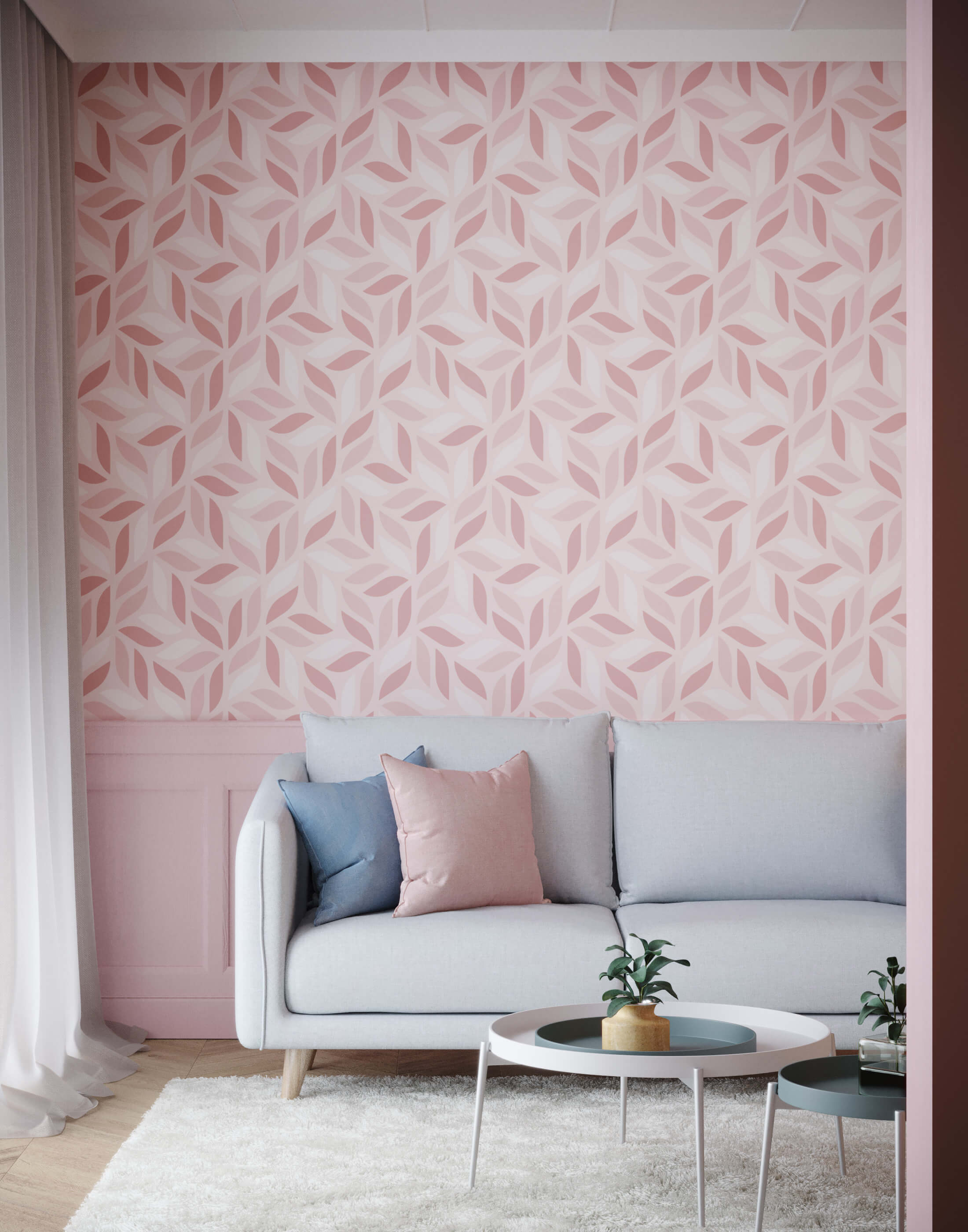 Wallpaper pastel pink store