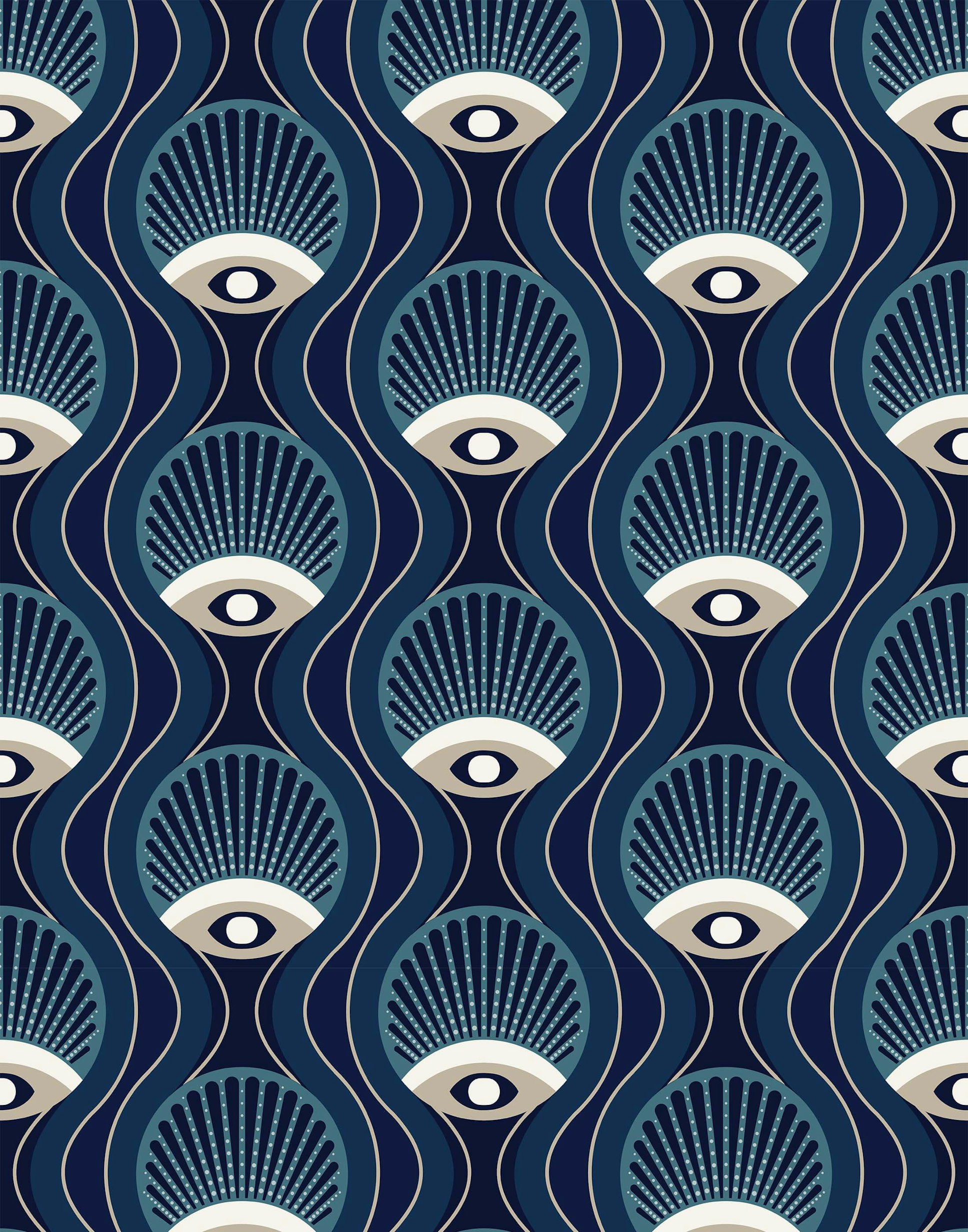 Vintage Evil Eye Wallpaper | Bobbi Beck | Bobbi Beck