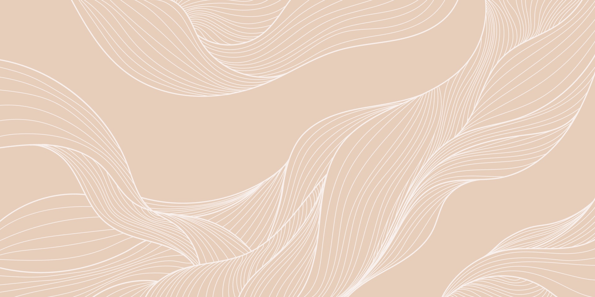 Large Abstract Wavy Line Wallpaper Mural | Bobbi Beck