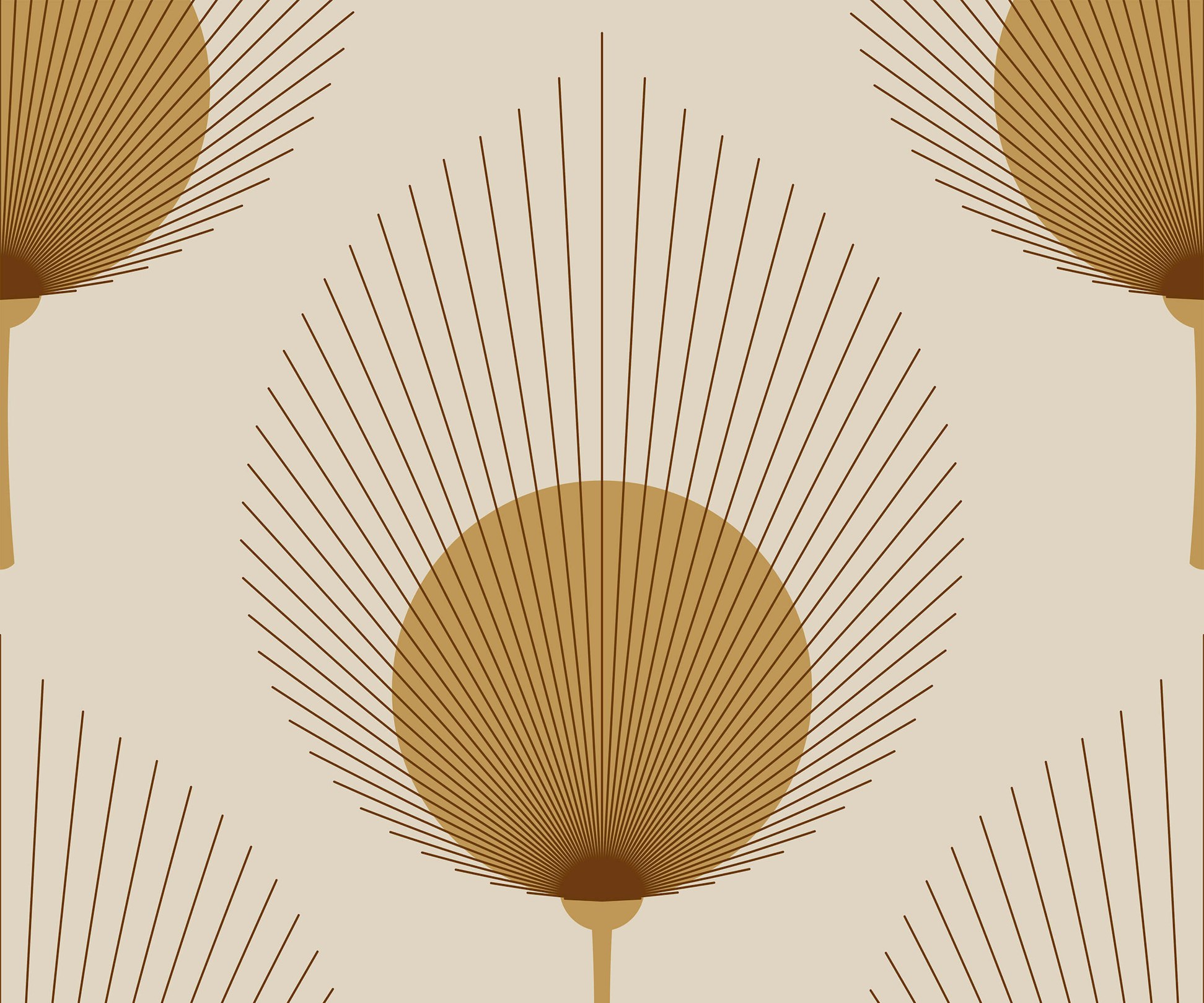 Ace Leaf Fan Wallpaper | Bobbi Beck | Bobbi Beck