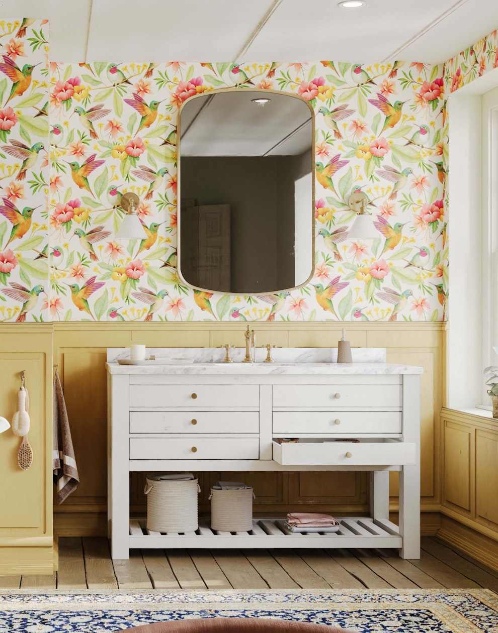 Bathroom Wallpaper & Murals | Ideal For Restrooms & Powder Rooms ...