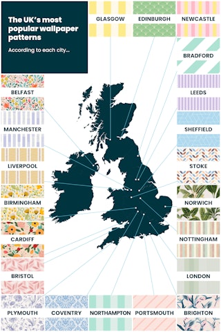 UK's most popular wallpaper patterns | Bobbi Beck