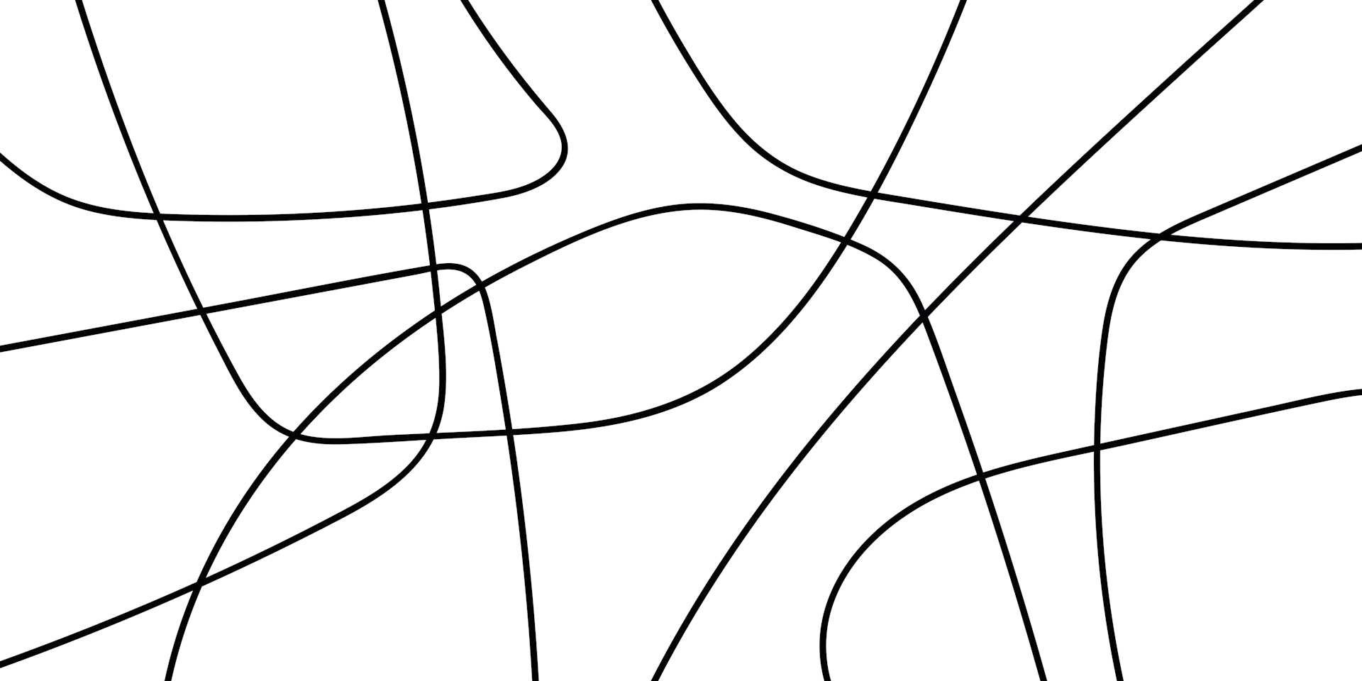 Minimal abstract line wallpaper mural | Bobbi Beck