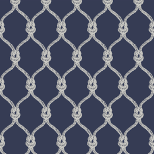 Rope Wallpaper | Nautical Rope Netting Design | Bobbi Beck