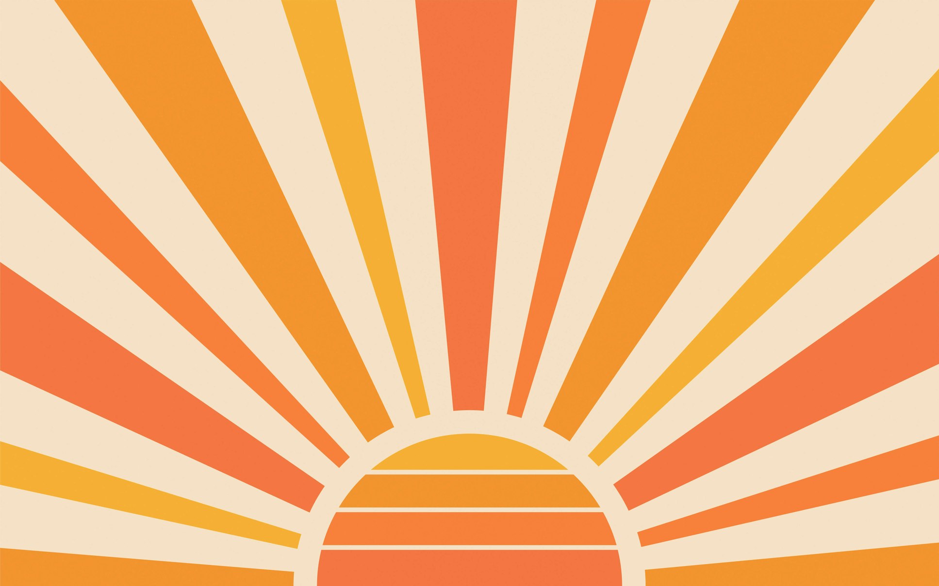 Retro Sunsrise Wallpaper | Vintage Style | Bobbi Beck