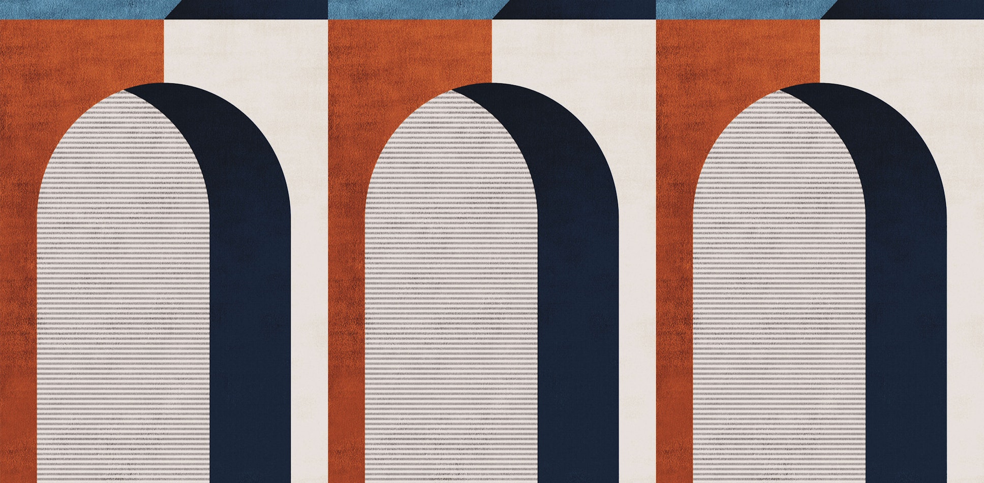 Papier Peint panoramiques Arche Bauhaus | Bobbi Beck