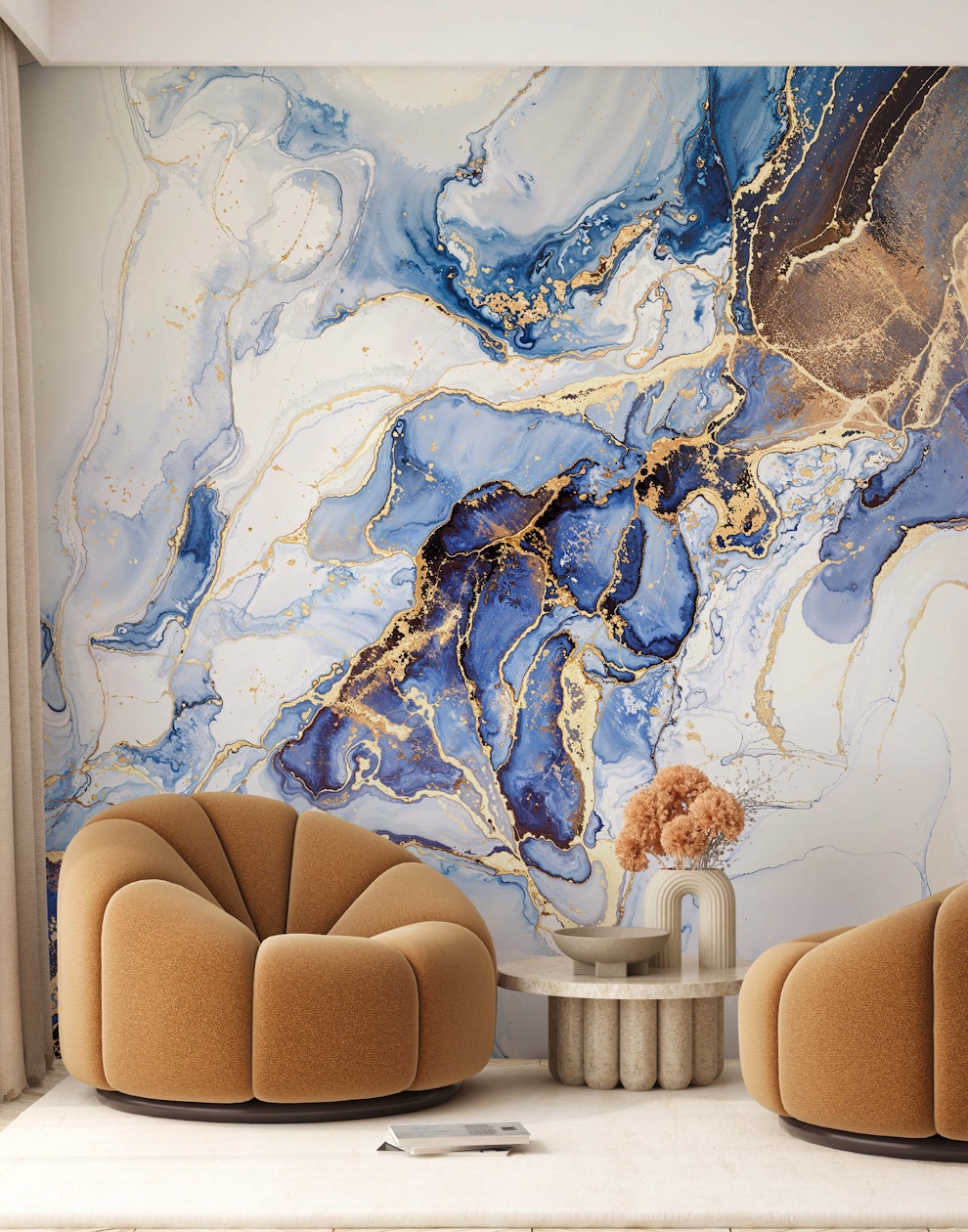 Blue Wallpaper | Navy & Pastel Tones With Dark & Light Options | Bobbi Beck