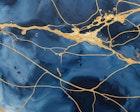 Blue Kintsugi Wallpaper Mural | Bobbi Beck