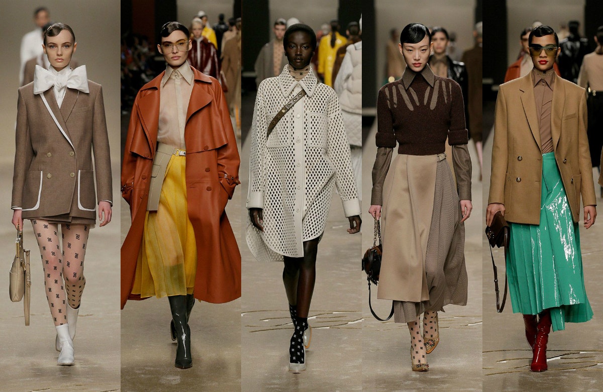 Fendi presented the last collection created by Karl Lagerfeld