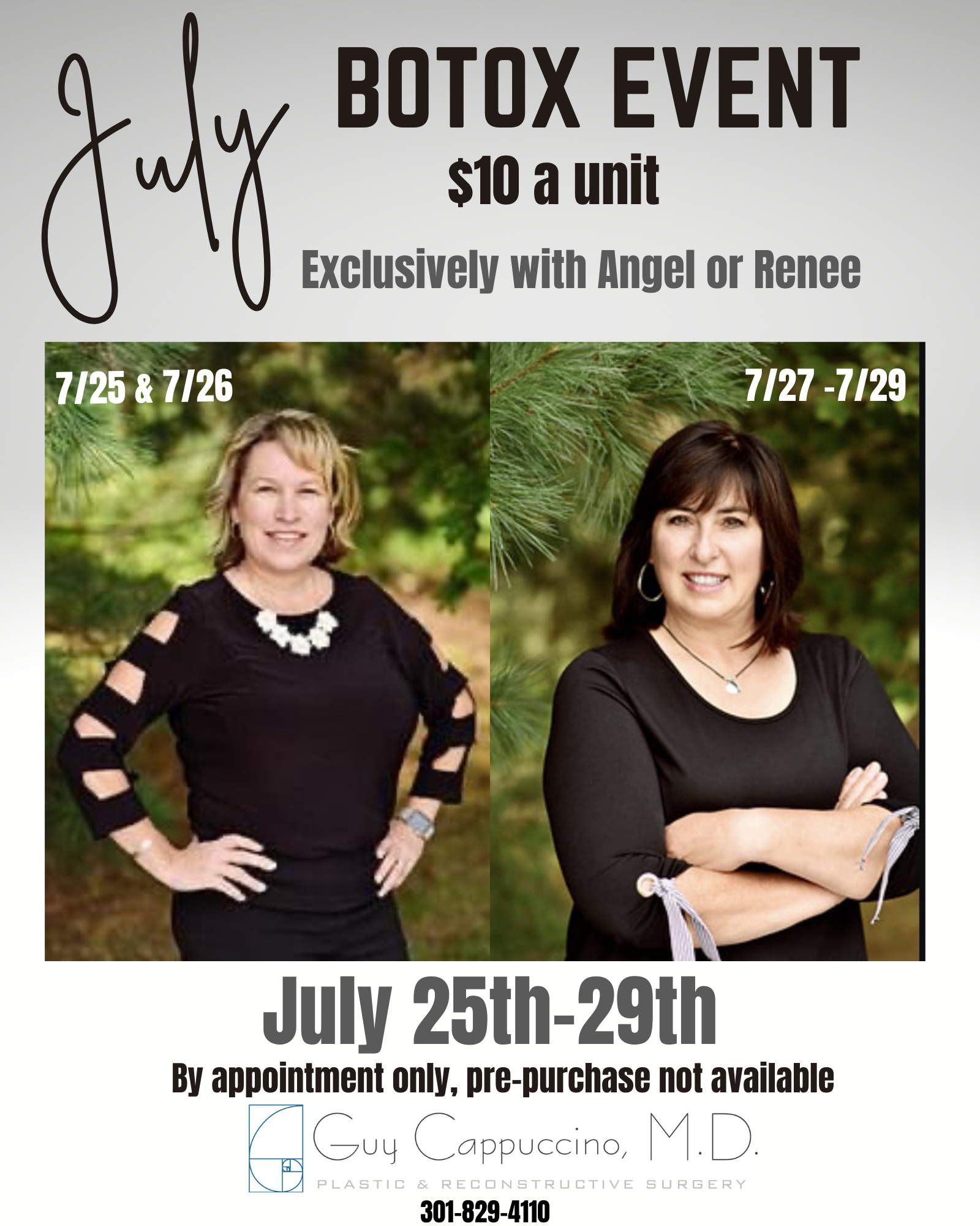 Specials & Events | Guy Cappuccino MD