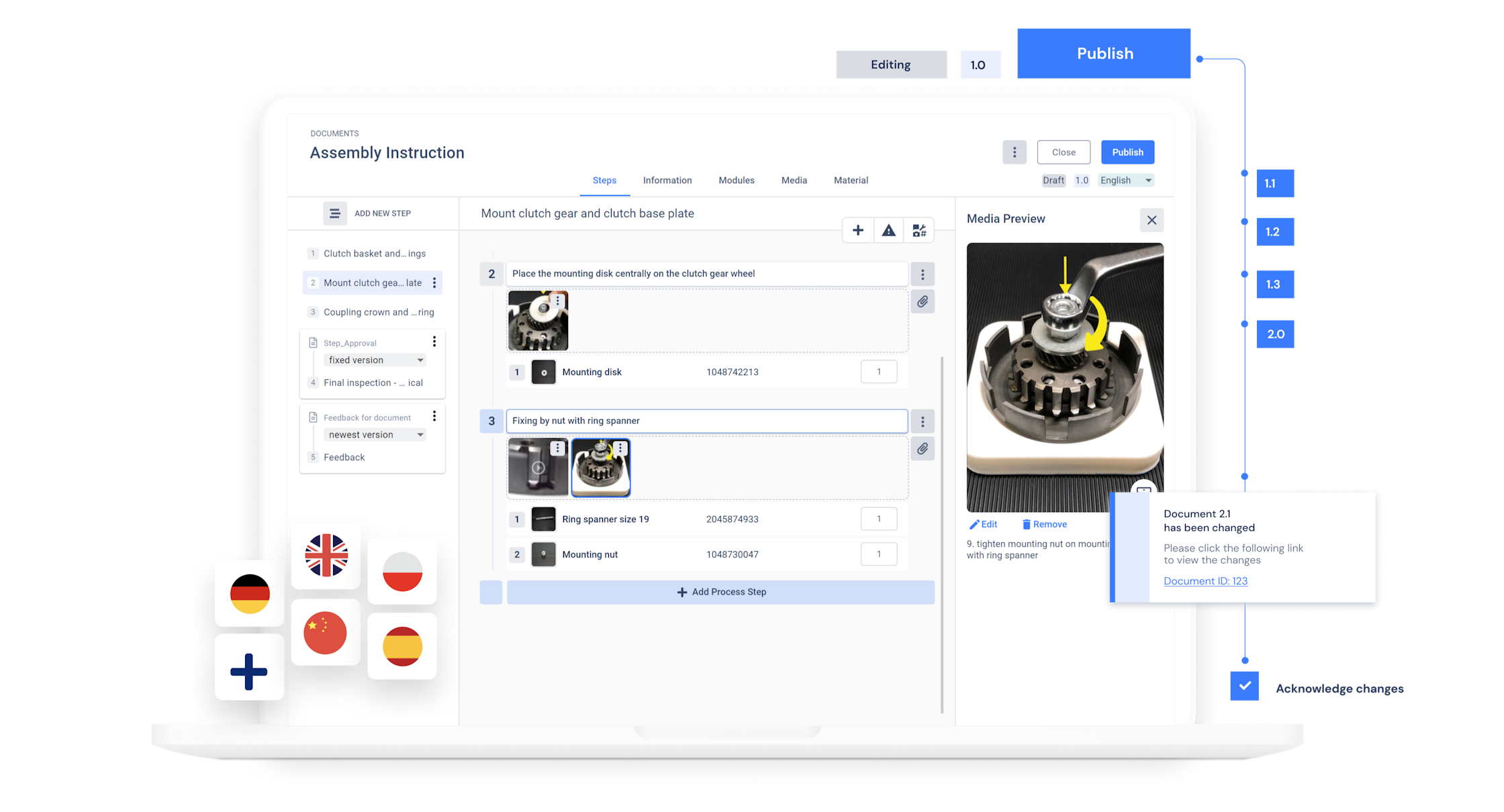 Software to create manufacturing & assembly work instruction