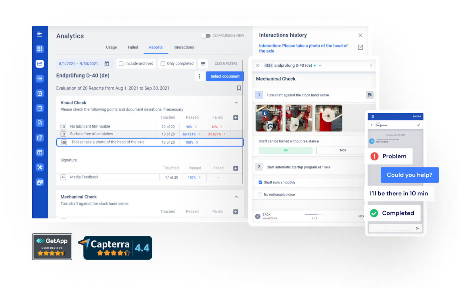 Create digital audit reports software with an app
