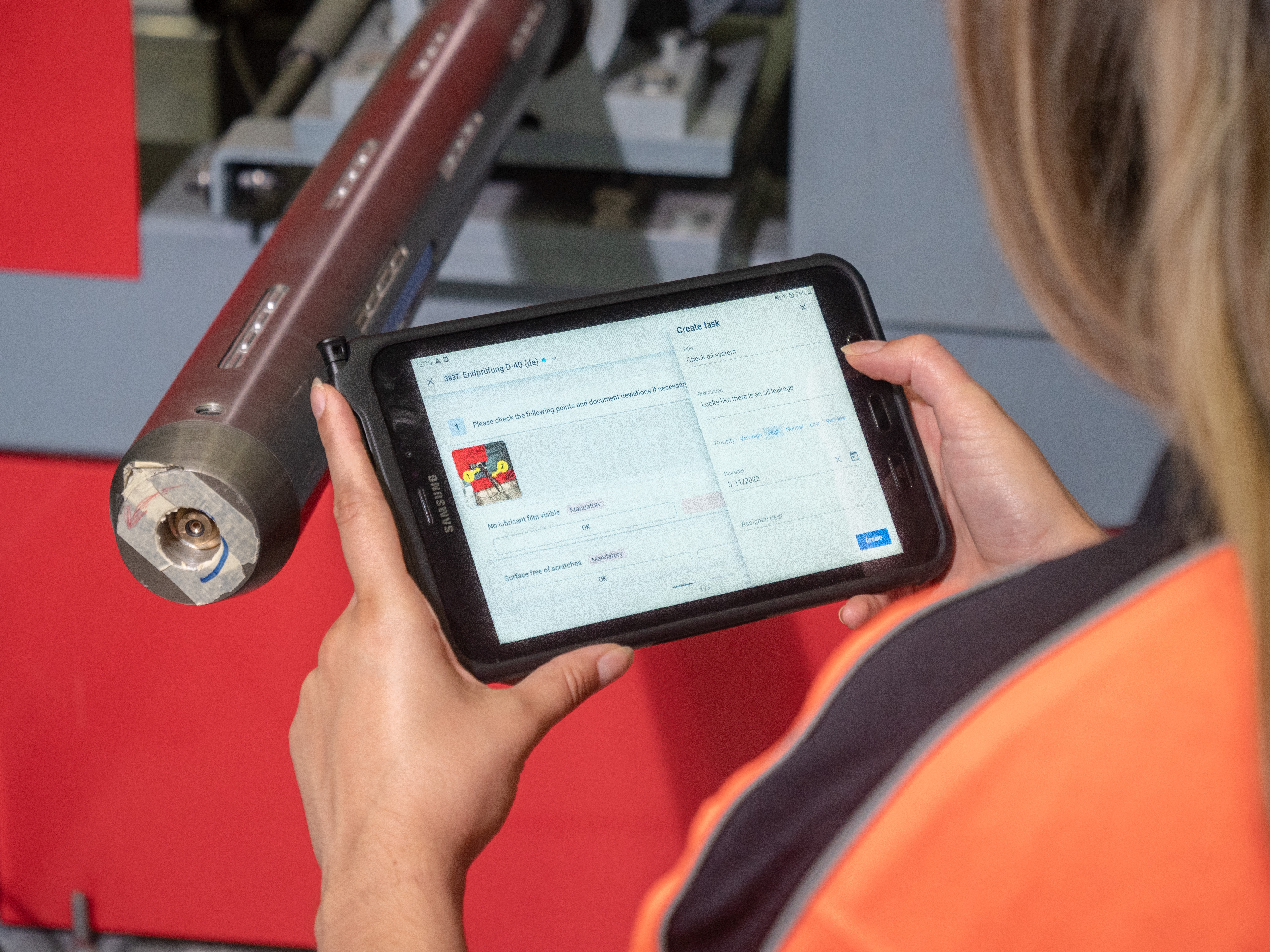 Digitize quality control processes in mechanical engineering
