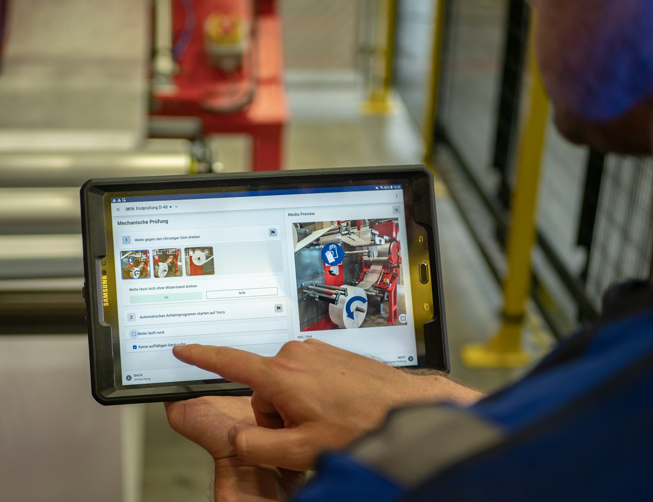Digitize quality control processes in mechanical engineering