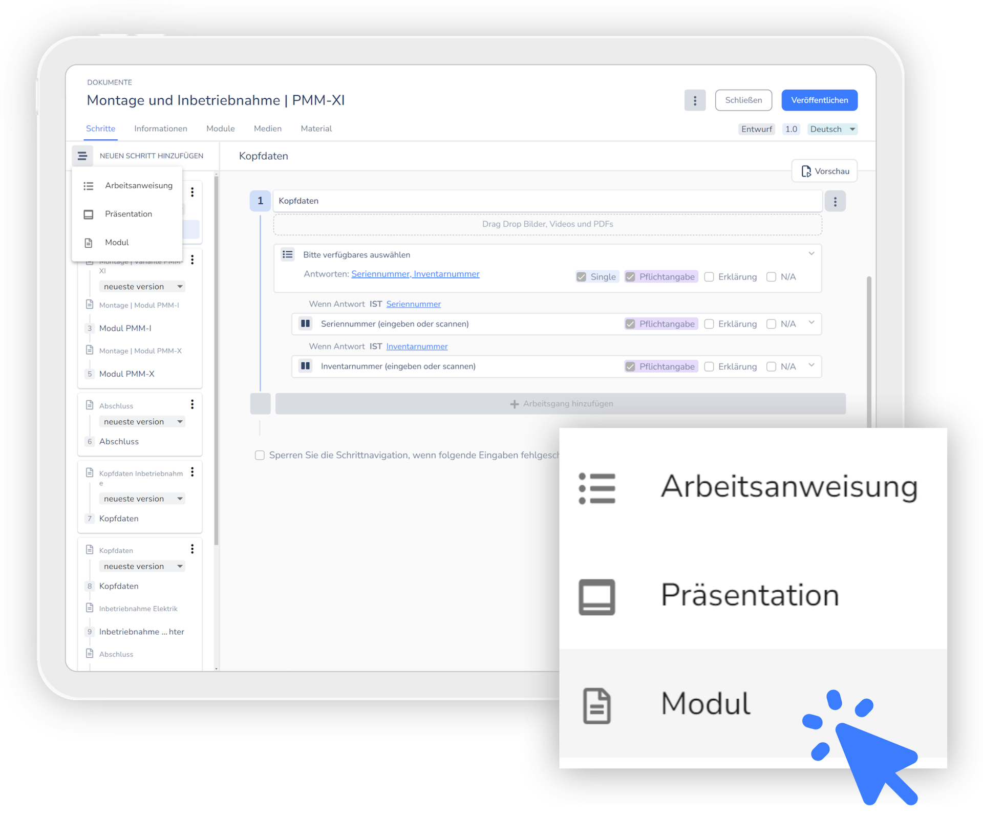Modular Documents in Operations1