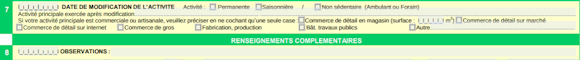 Formulaire P2-P4 micro-entrepreneur : modifier ou cesser son activité