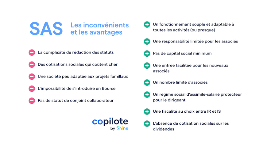 Quels sont les Avantages & Inconvénients d'une SAS - Shine