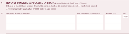 Comment remplir le formulaire 2047 sur les revenus étrangers