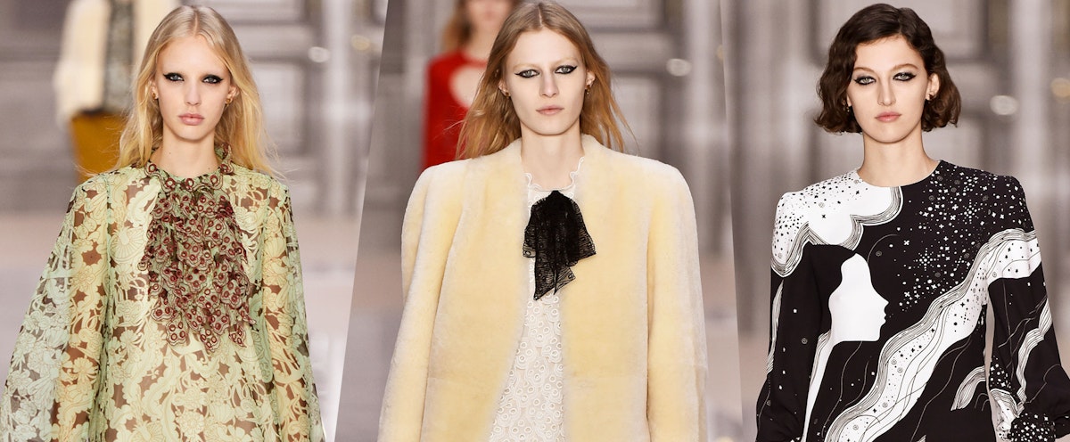 Chloe Fall Winter 2017-2018 runway collection at Paris Fashion Week ...