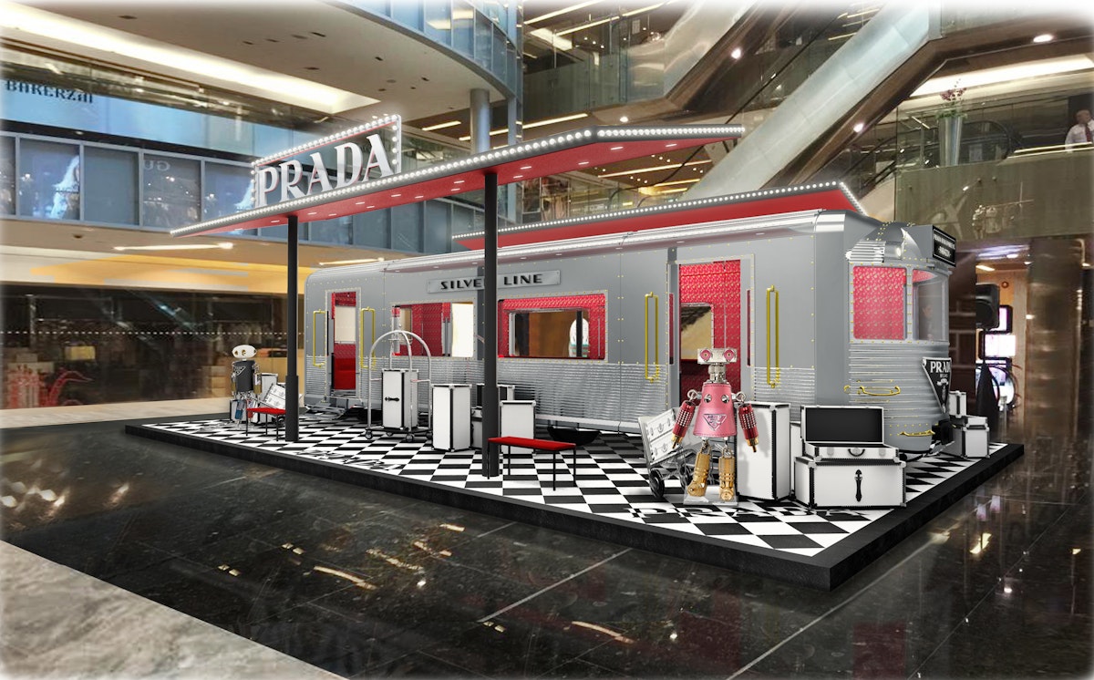 The Prada Silver Line Pop-Up Makes its Last Stop in Singapore